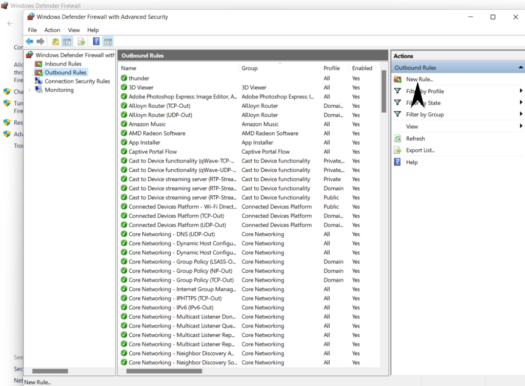 How to Block Internet Access to Specific Program in Windows 11 - Techusers